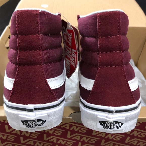 Vans | Shoes | Vans Sk8hi Slim Windsor Wine | Poshmark
